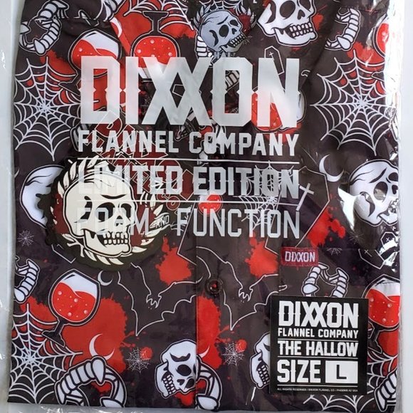 DIXXON | Shirts | Dixxon Hallow Short Sleeve Halloween Party Shirt Mens ...